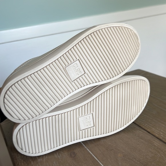 Clae | Shoes | New Rare Clae Bradley Leather Tonal Sneaker In Khaki ...